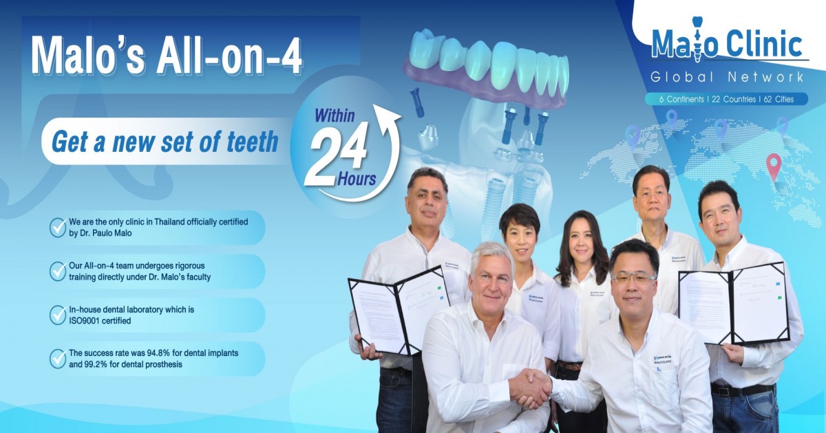 All-on-4 Malo Protocol at Bangkok Smile Dental Clinic